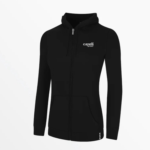 capelli sport | Tops | Capelli Basics Black Fleece Lined Full Zip ...